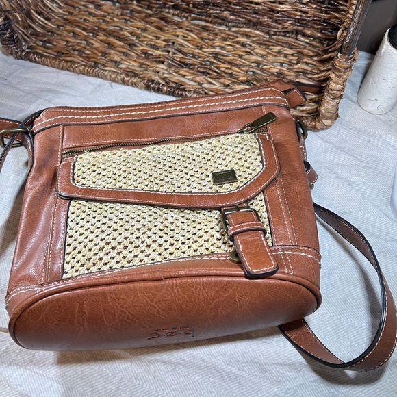 boc | Bags | Box Born Concept Shoulder Purse Brown Faux Leather | Poshmark